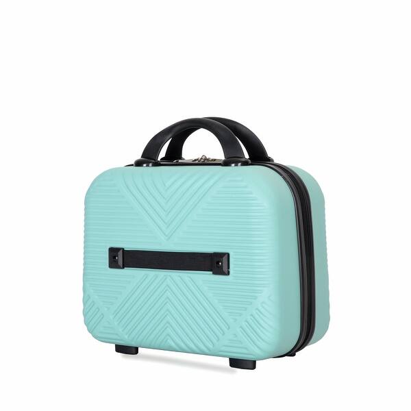 light blue makeup case