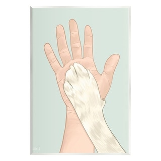 Stupell Cat Paw High Five Wall Plaque Art Design By Tara Royle - Bed ...
