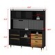 Sideboard Buffet Organizer Kitchen Pantry Storage Cabinet Garage - 32.8 ...