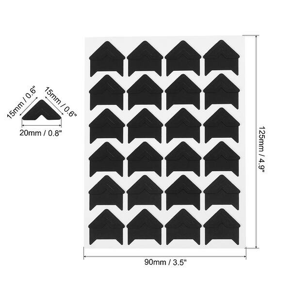 Photo Corners, Self Adhesive DIY Picture Mounting Sticker - 15x15x20mm ...