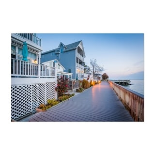 Chesapeake Beach Maryland North Beach Boardwalk Art Print/Poster - Bed ...