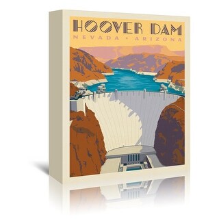 Usa Hoover Dam by Anderson Design Group Wrapped Canvas - Americanflat ...