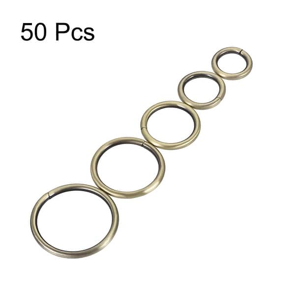 Metal O Ring 16/20/25/32/38mm ID, Iron Rings for DIY Bronze Tone 50pcs - Bronze Tone - Bed Bath ...