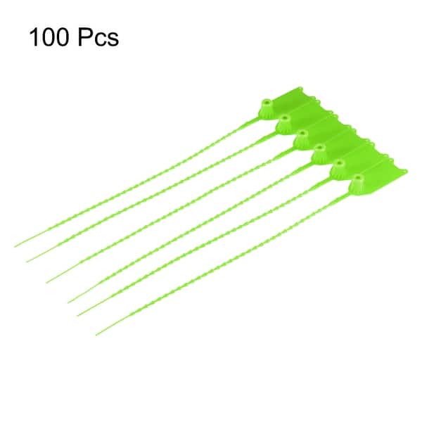 Plastic Zip Ties Seals Anti-Tamper for Container Luggage, Pack of 100 ...