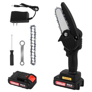 Battery Powered Mini Cordless Chainsaw 4 inch - Bed Bath & Beyond - 37920425