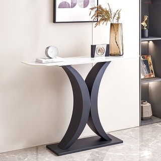 Modern Console Table,Exquisite Shape Design Table - Bed Bath & Beyond ...