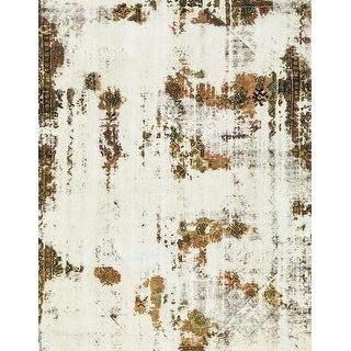 Ahgly Company Machine Washable Abstract Bullet Shell Brown Area Rugs ...