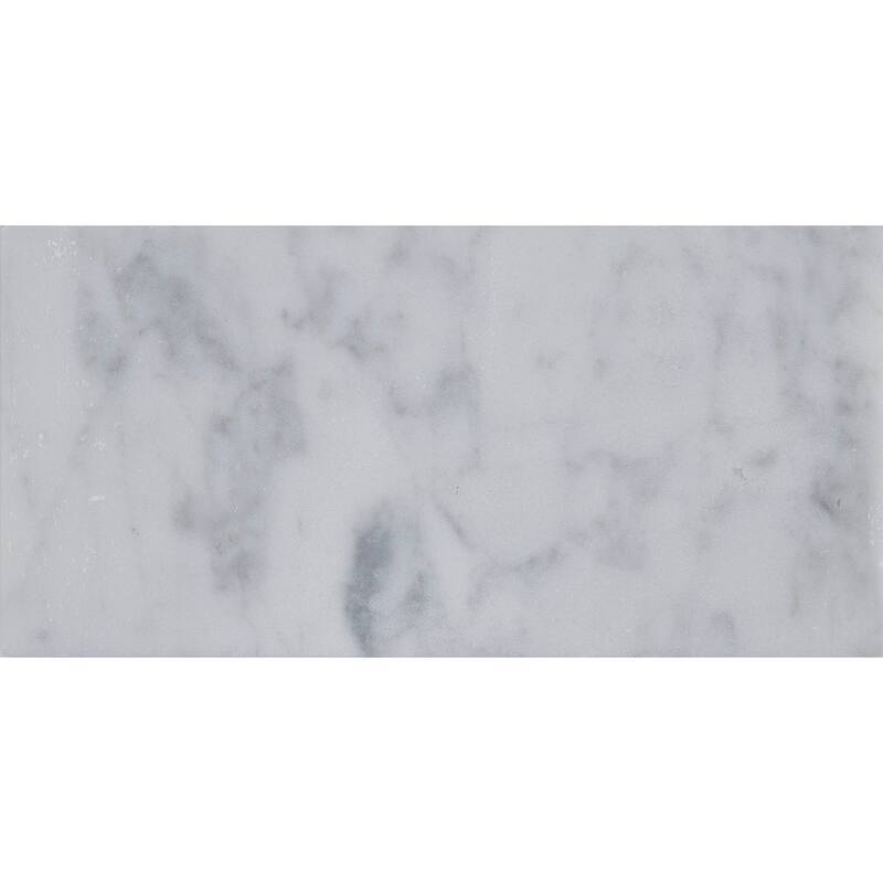 Marble 3x6-inch Honed Field Tile in White Carrara - 3x6 - Overstock ...
