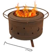 Commercial Grade Outdoor Smokeless Wood Burning Portable Fire Pit - 19. ...