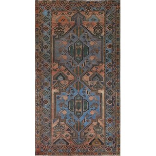 Over-Dyed Bakhtiari Persian Vintage Area Rug Handmade Wool Carpet - 5'1 ...