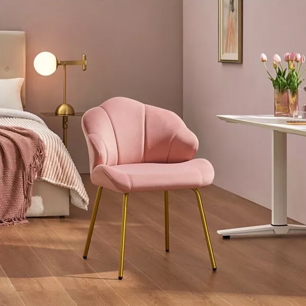 Pink shell back chair store