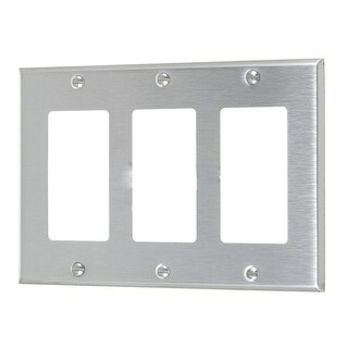 Rectangle Stainless Steel Electrical Switch Plate Stainless Steel ...
