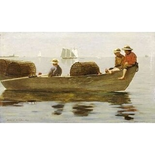 Three Boys In A Dory Poster Print By Winslow Homer Item Varpdx268135 ...