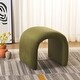 SAFAVIEH Kibo Curved Waterfall Velvet Ottoman - Bed Bath & Beyond ...