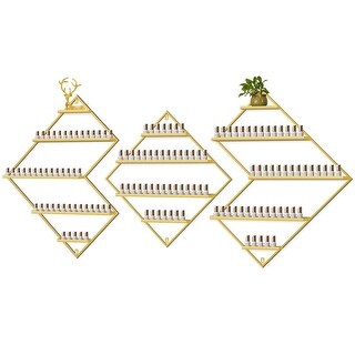 Metal Wall Mounted Nail Polish Storage Racks - Bed Bath & Beyond - 42615640