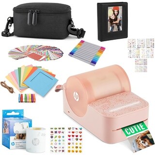 HP Sprocket Panorama Instant Color Label Printer & Photo Printer Gift ...