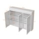 Arched 3-Door Wall Mounted Glass Cabinet for Kitchen, Bathroom and ...
