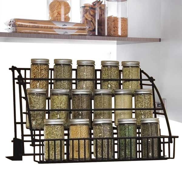 3-Tier Pull-Down Spice Rack for Kitchen - On Sale - Bed Bath & Beyond - 40130733