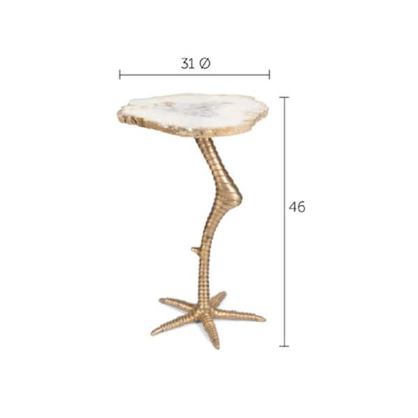 Bold Monkey Beauty And The Bird Bird Leg Side Table - Bed Bath & Beyond ...