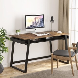 Computer Desk Home Office Desks Workstation with Storage - Bed Bath ...