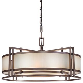 Metropolitan Underscore 4 Light 30" Wide Drum Pendant - Bed Bath ...