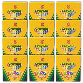 Large 8-Count Crayola Crayon Classpack - 12 Boxes - Bed Bath & Beyond ...