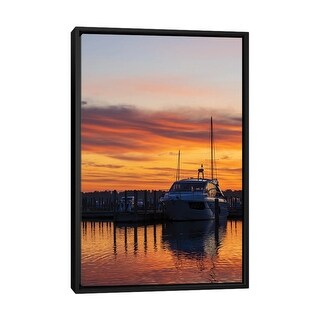 iCanvas "Daybreak At Clinch Marina" by Christopher Thomas Framed - Bed ...