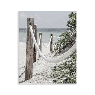 Stupell Rope Fence Beach Wall Plaque Art Design By Incado - Bed Bath ...