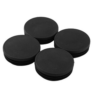 Chair Leg Feet Plastic Round Design Tube Inserts End Blanking Cap 4Pcs ...