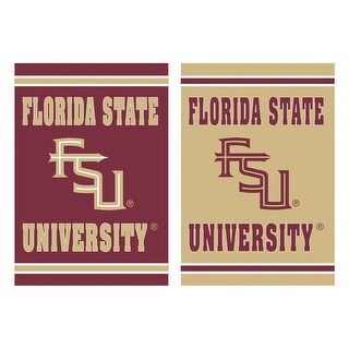 Embossed Suede Flag, Garden Size, Florida State University - Bed Bath ...