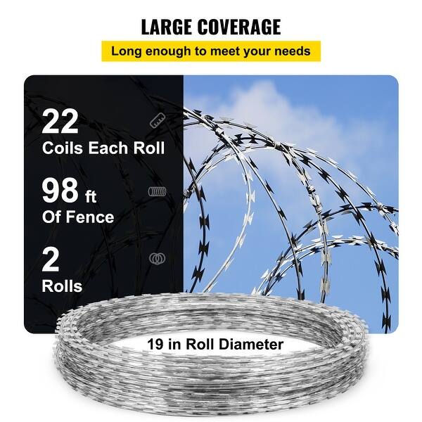 barbed wire coils