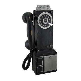 Vintage Look Black Replica Pay Phone Coin Bank - Bed Bath & Beyond ...