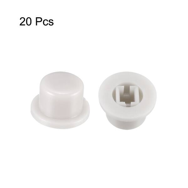 20Pcs 9.3x5.6mm Pushbutton Switch Caps Cover Grey for 6x6x7.3mm Tact ...