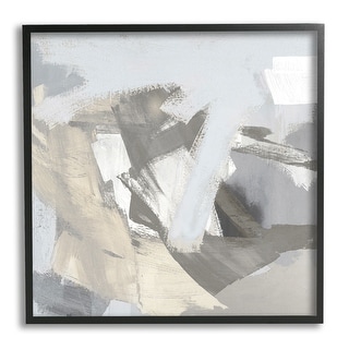 Stupell Grey Subtle Painting Framed Giclee Art Design by Rachel ...