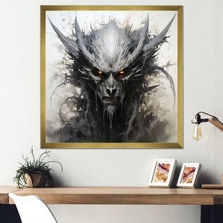 Designart "Mythical Creature Painting I" Mythical Creatures Framed ...