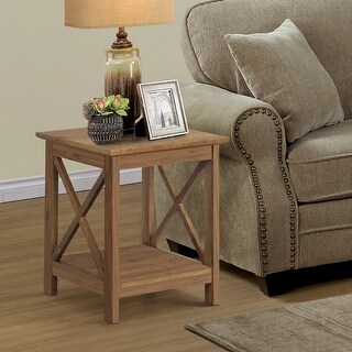 Saint Birch Houston Rustic Brown End Table (Set of 2) - Bed Bath ...