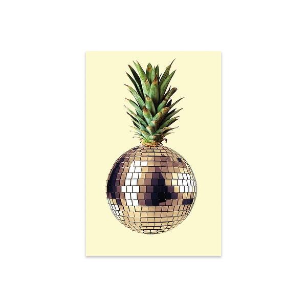 Ananas Party Print On Acrylic Glass by Kiki C Landon - Bed Bath ...