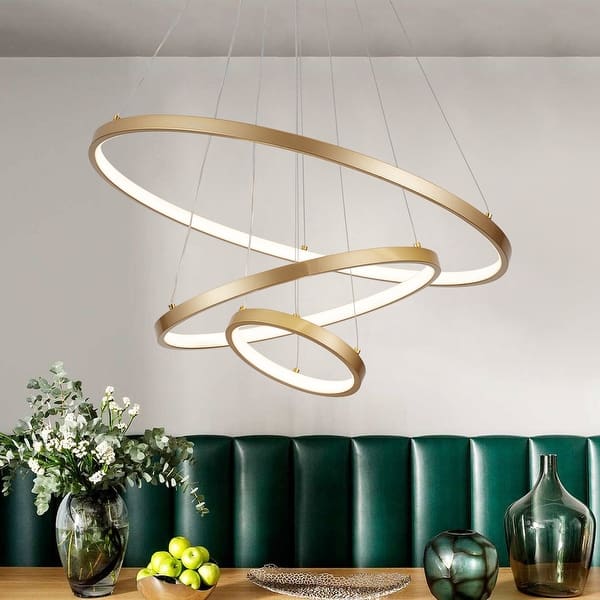 Modern 3-Light LED Integrated Chandelier - Bed Bath & Beyond - 38006389