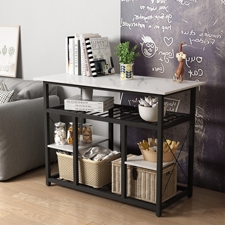 Multifunctional Kitchen Dining Table Kitchen Island Console Side Table ...