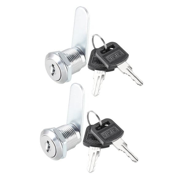 Cam Lock 20mm Cylinder Length Fits Max 1/2-inch Thick Panel 2Pcs - 20mm ...