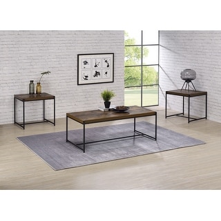 Lennox 3 Piece Coffee and End Table Set - Bed Bath & Beyond - 37526651