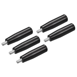 Revolving Handle Grip, 5Pcs M10x100mm(DxL) Threaded Handwheel for Lathe ...