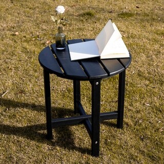 Outdoor Adirondack Side Table Patio Outdoor End Table Weather Resistant ...
