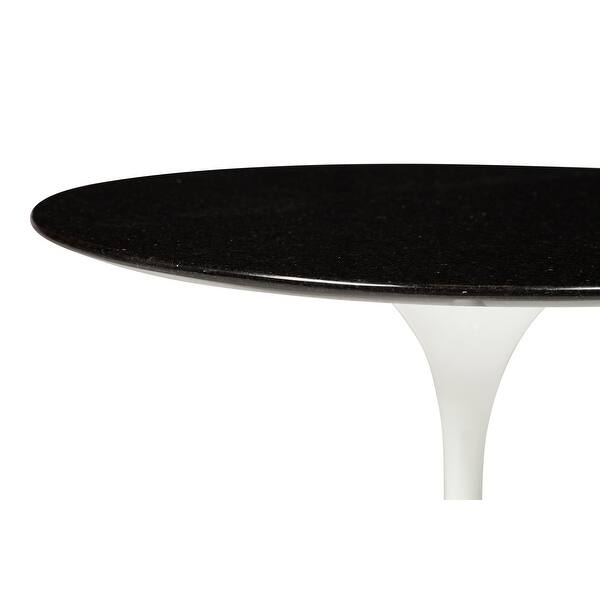 black granite side table