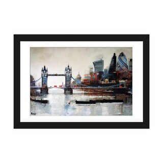 iCanvas "Tower Bridge And City" by Colin Ruffell - Bed Bath & Beyond ...