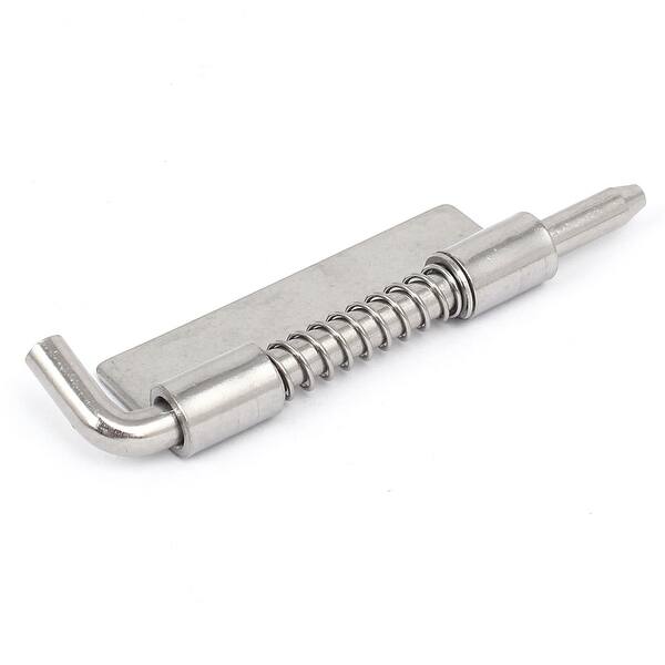 90mmx25mm 304 Stainless Steel Right Hand No Hole Spring Loaded Barrel ...