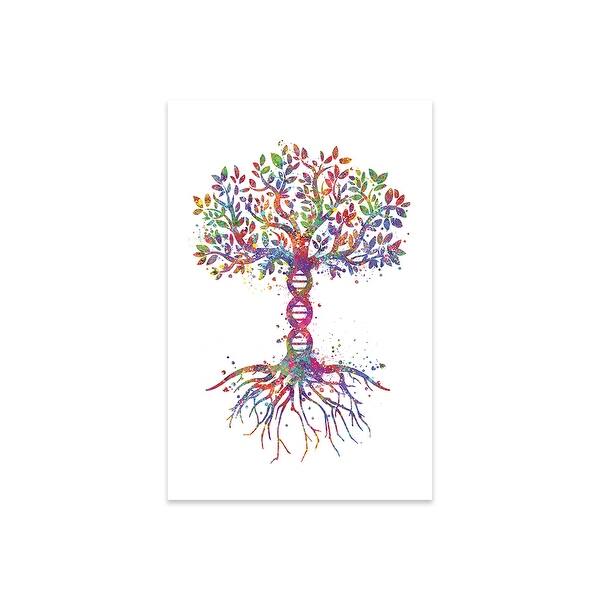 DNA Tree Print On Acrylic Glass by Genefy Art - Bed Bath & Beyond ...