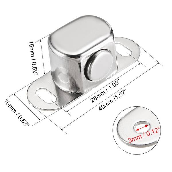 Door Cabinet Magnetic Catch Magnet Latch Closure Stainless Steel 40mm ...