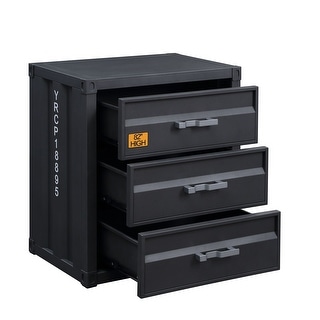 ACME Nightstand 3-Drawer Chest Industrial Shipping Container Bedside ...