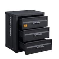 ACME Nightstand 3-Drawer Chest Industrial Shipping Container Bedside ...
